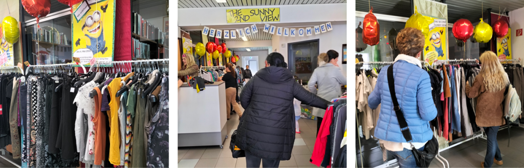 Eröffnung unser Second-Hand- Shop namens „2. Sunny View - sci:moers